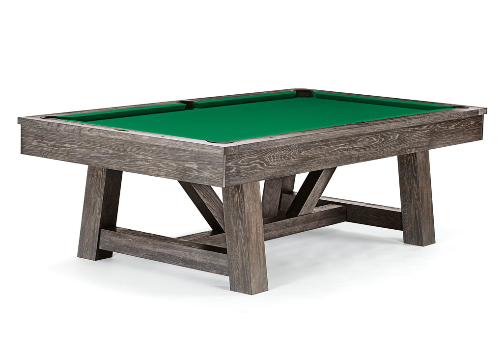 Brunswick Billiards Botanic 8' Pool Table in Dark Charcoal — Luxe Game ...