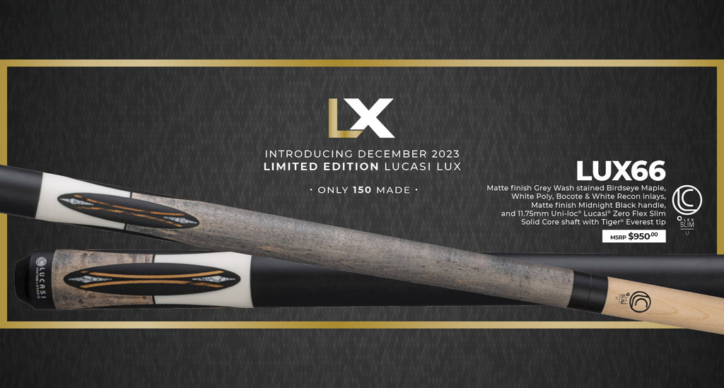 Lucasi Lux® LUX66 Pool Cue — Luxe Game Tables