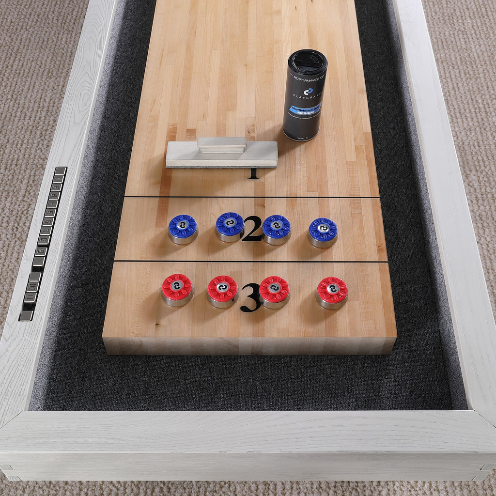 Playcraft 12' Yukon Pro-Style Shuffleboard Table in Northern Drift ...