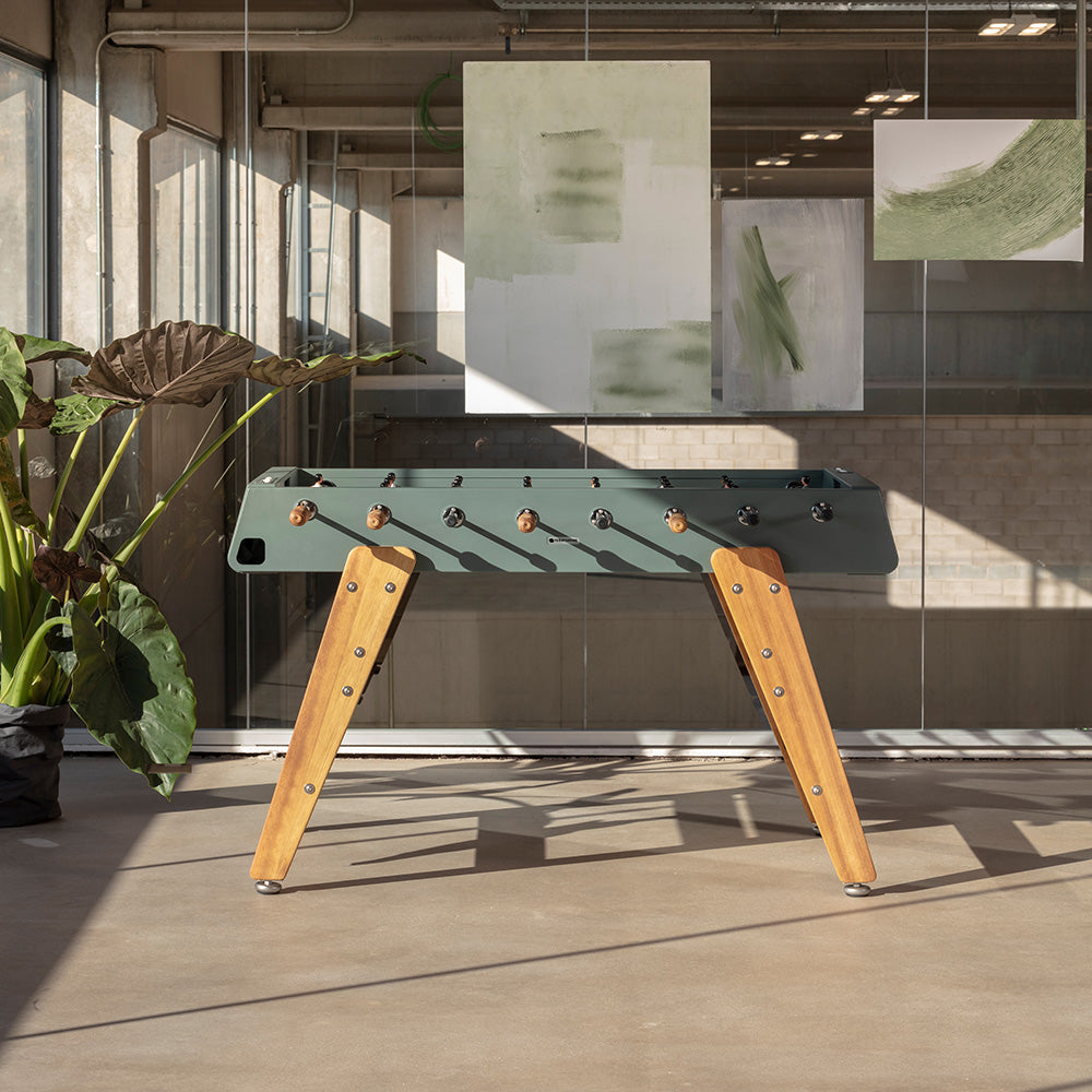 RS Barcelona RS3 Wood Outdoor Foosball Table — Luxe Game Tables