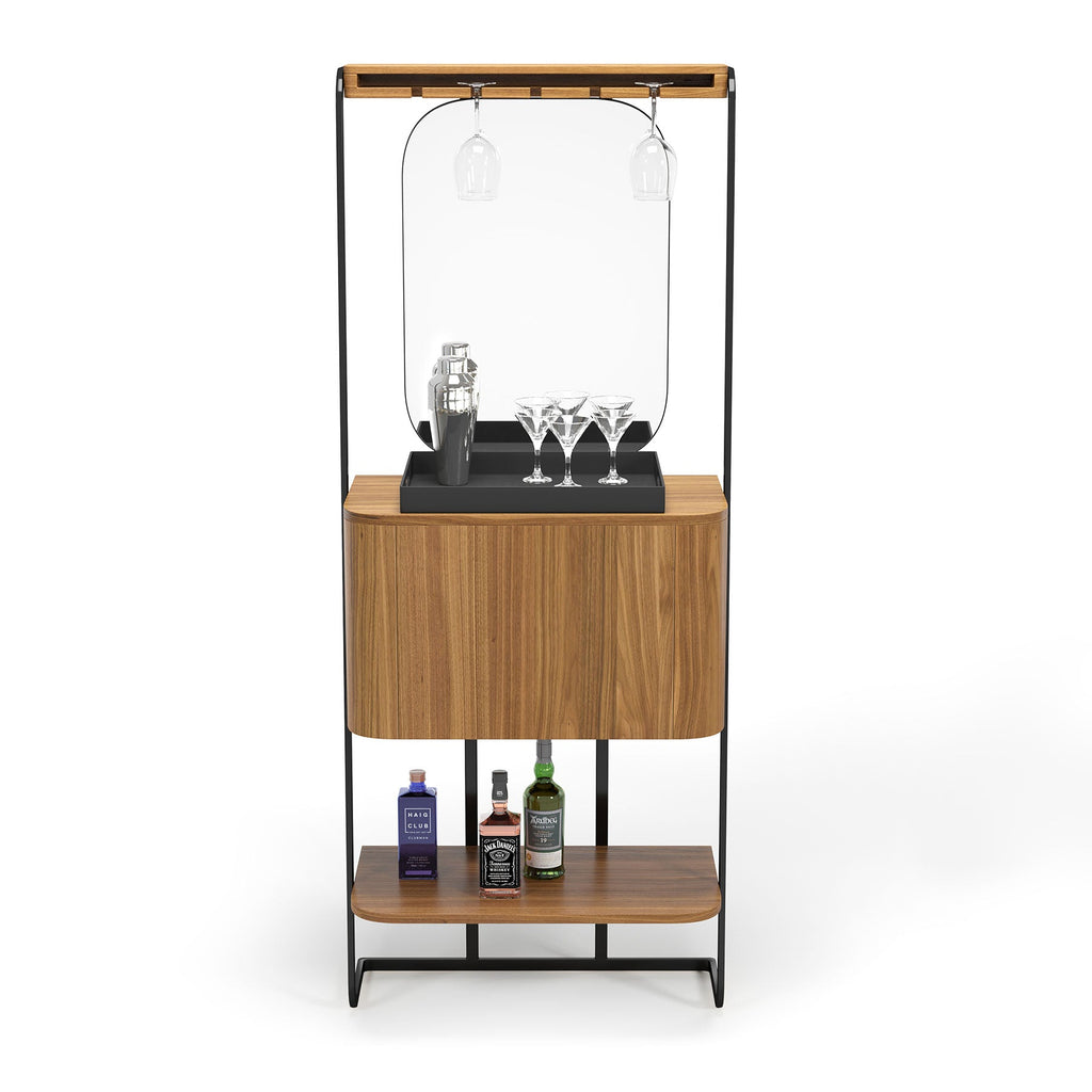 RAM Game Room Prohibition Mini Cocktail Bar - Walnut - Bar only — Luxe ...