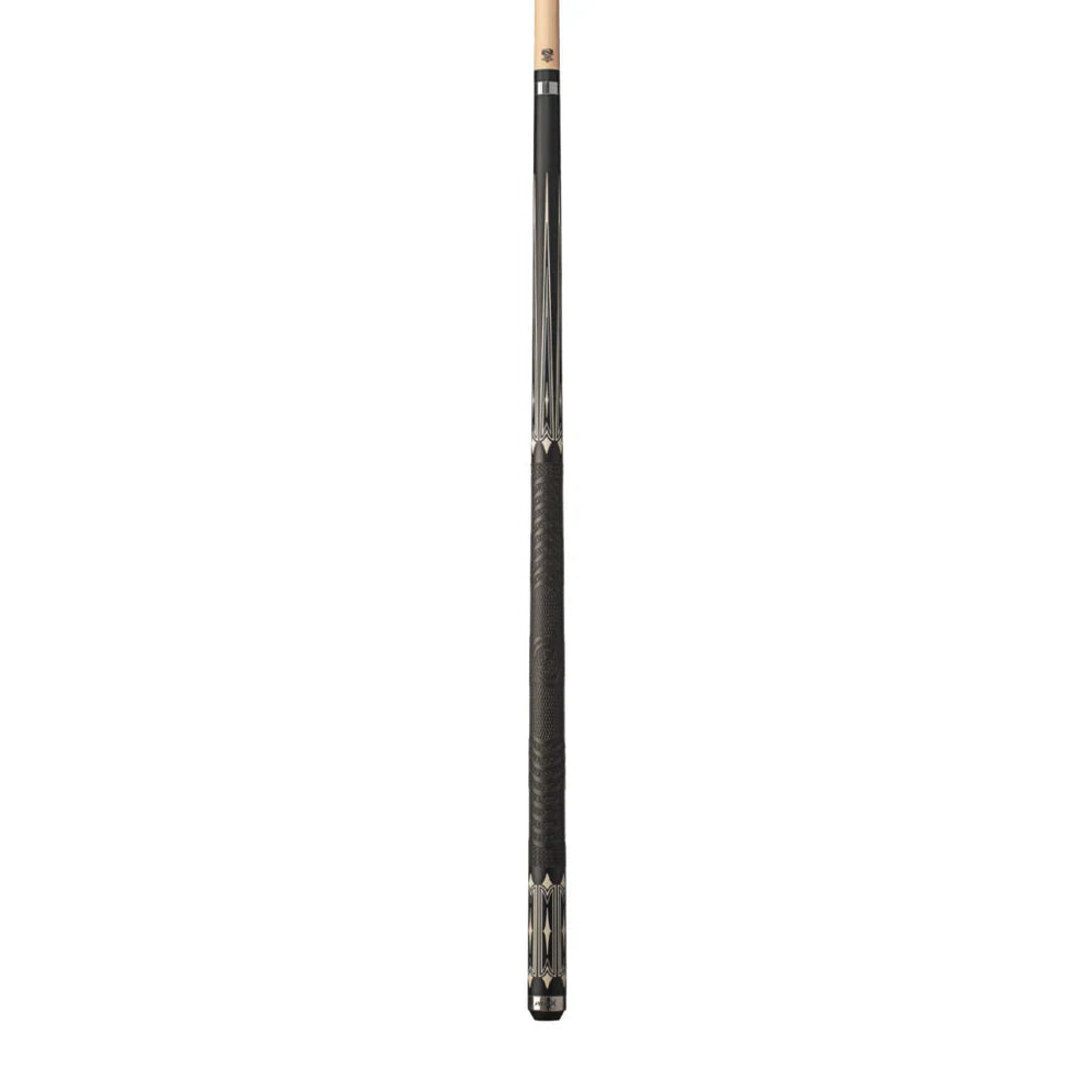 Pure X Matte Black & Imitation Bone Cue with MZ Grip — Luxe Game Tables