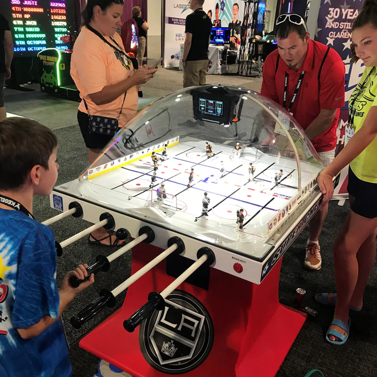 ICE Super Chexx NHL Licensed Pro Bubble Hockey — Luxe Game Tables