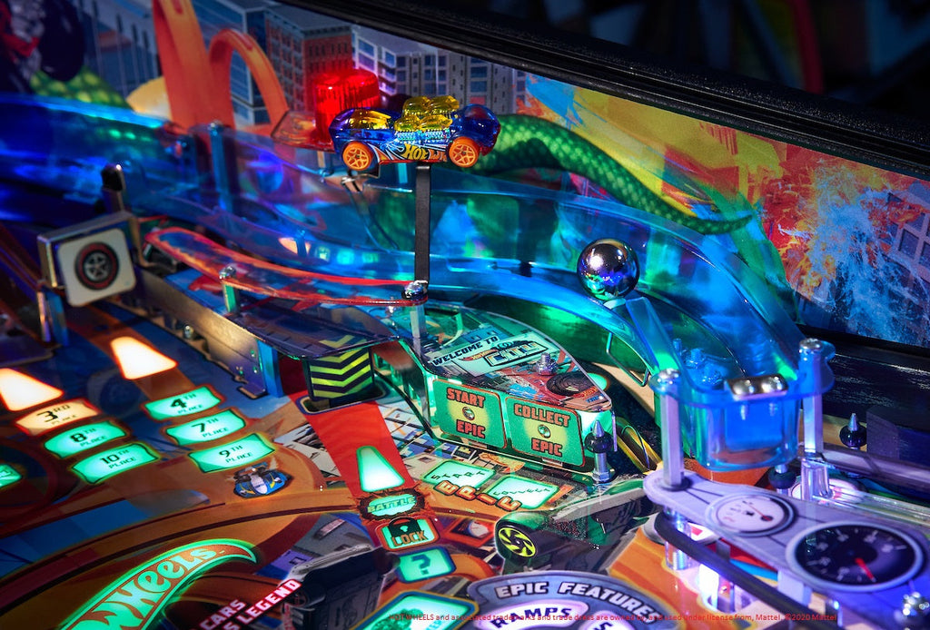 American Pinball Hot Wheels Pinball Machine — Luxe Game Tables