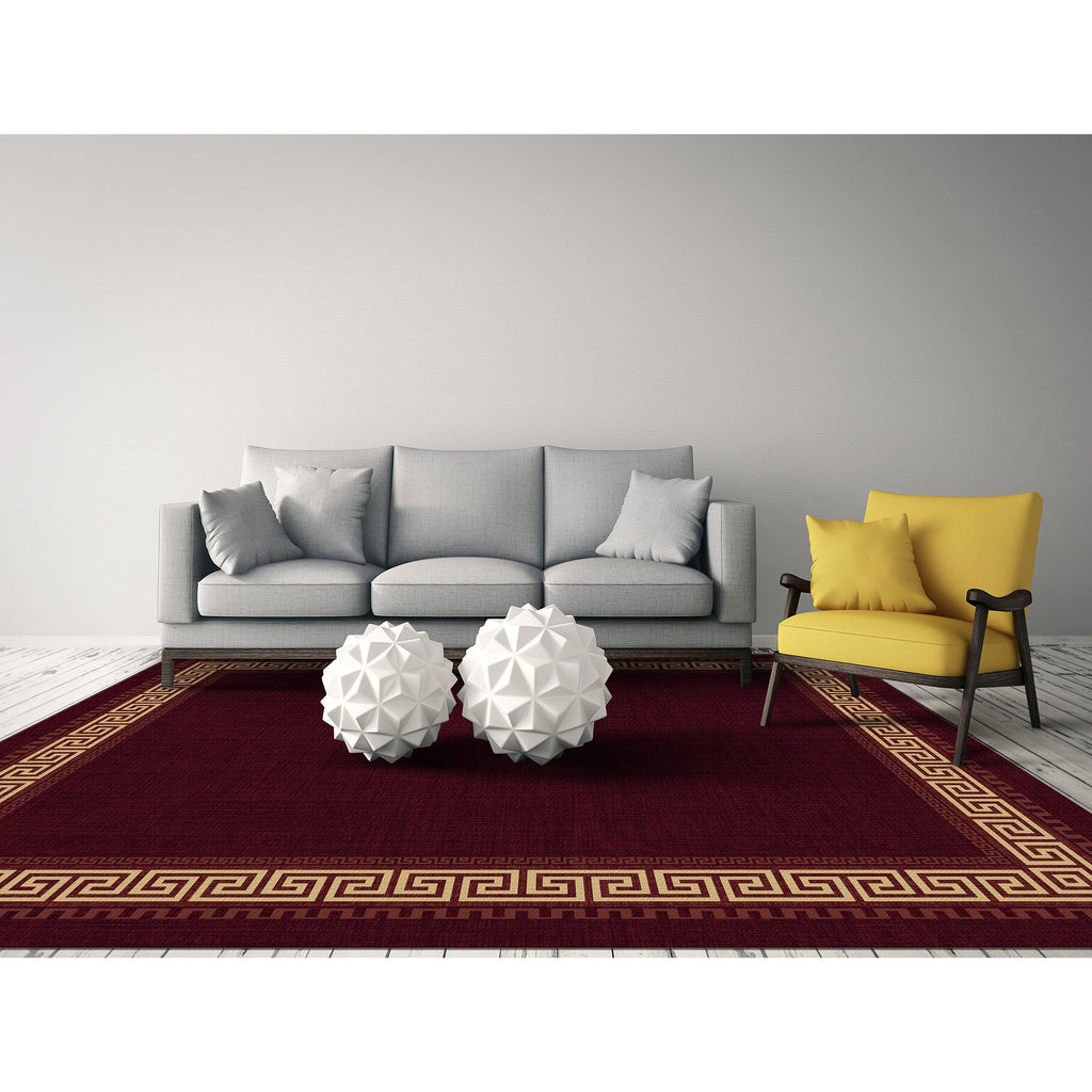 Greek Key Rug — Luxe Game Tables