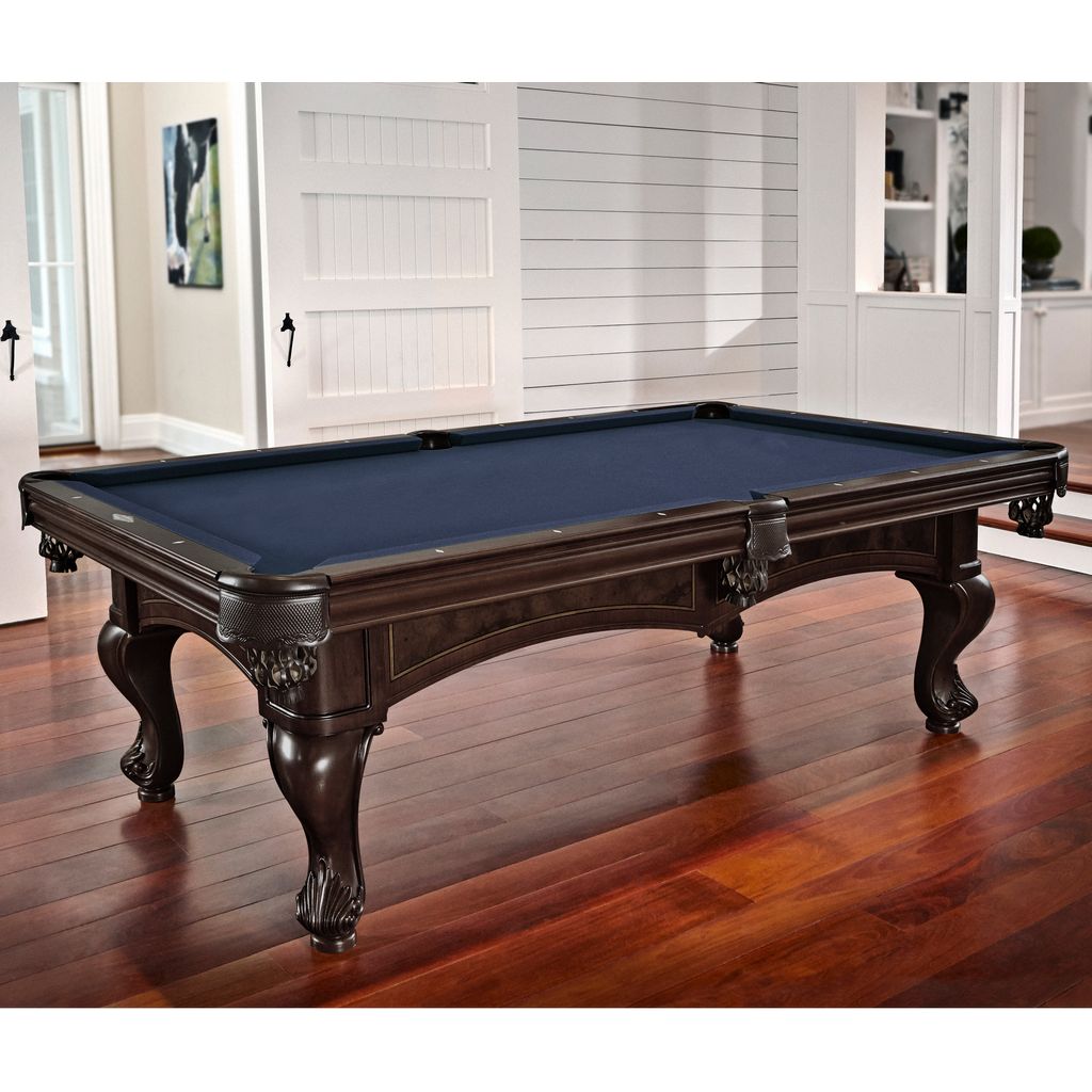 Brunswick Billiards Santini 8' Foot Pool Table in Espresso — Luxe Game ...