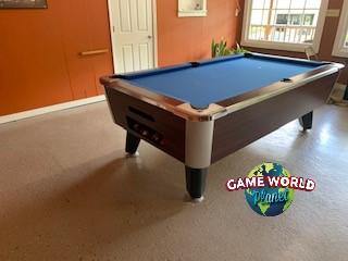 Great American Eagle Coin Operated Pool Table — Luxe Game Tables