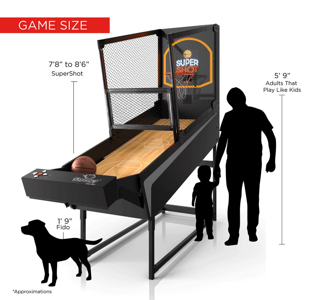 Skee-Ball SuperShot Home Arcade Basketball — Luxe Game Tables